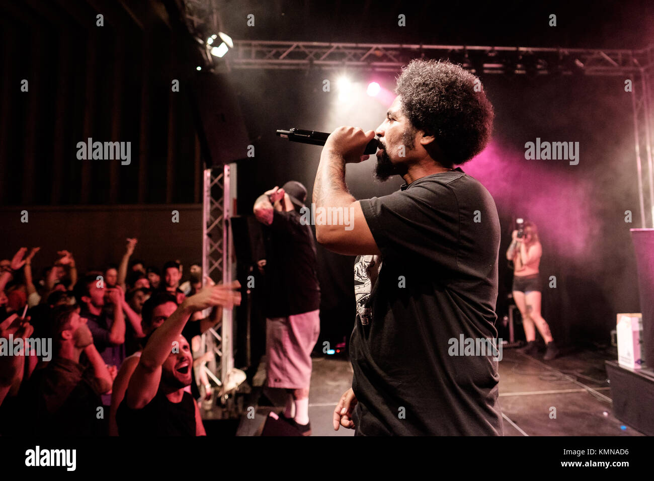 The American hip hop group Delinquent Habits performs a live concert at ...