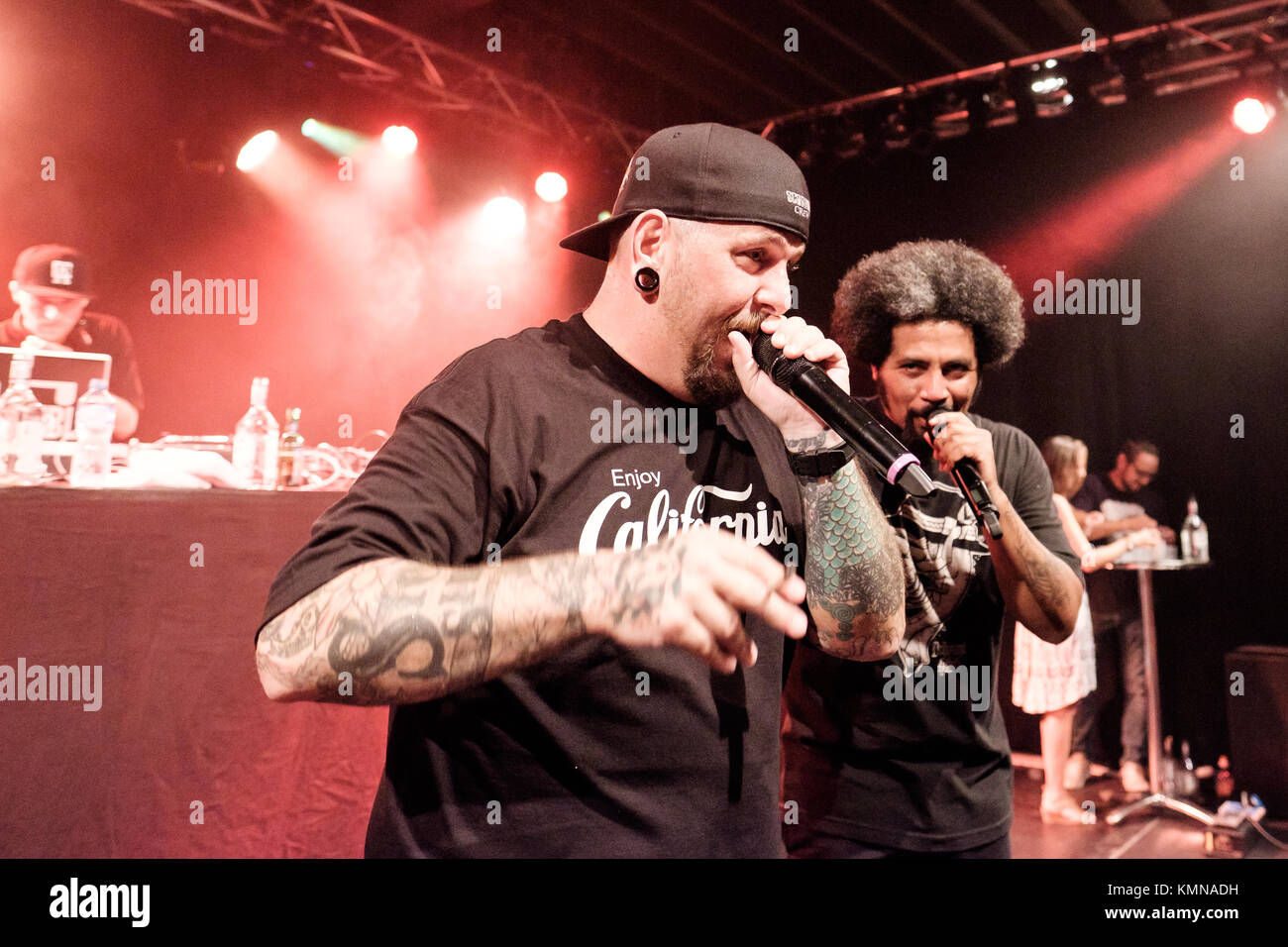 The American hip hop group Delinquent Habits performs a live concert at ...