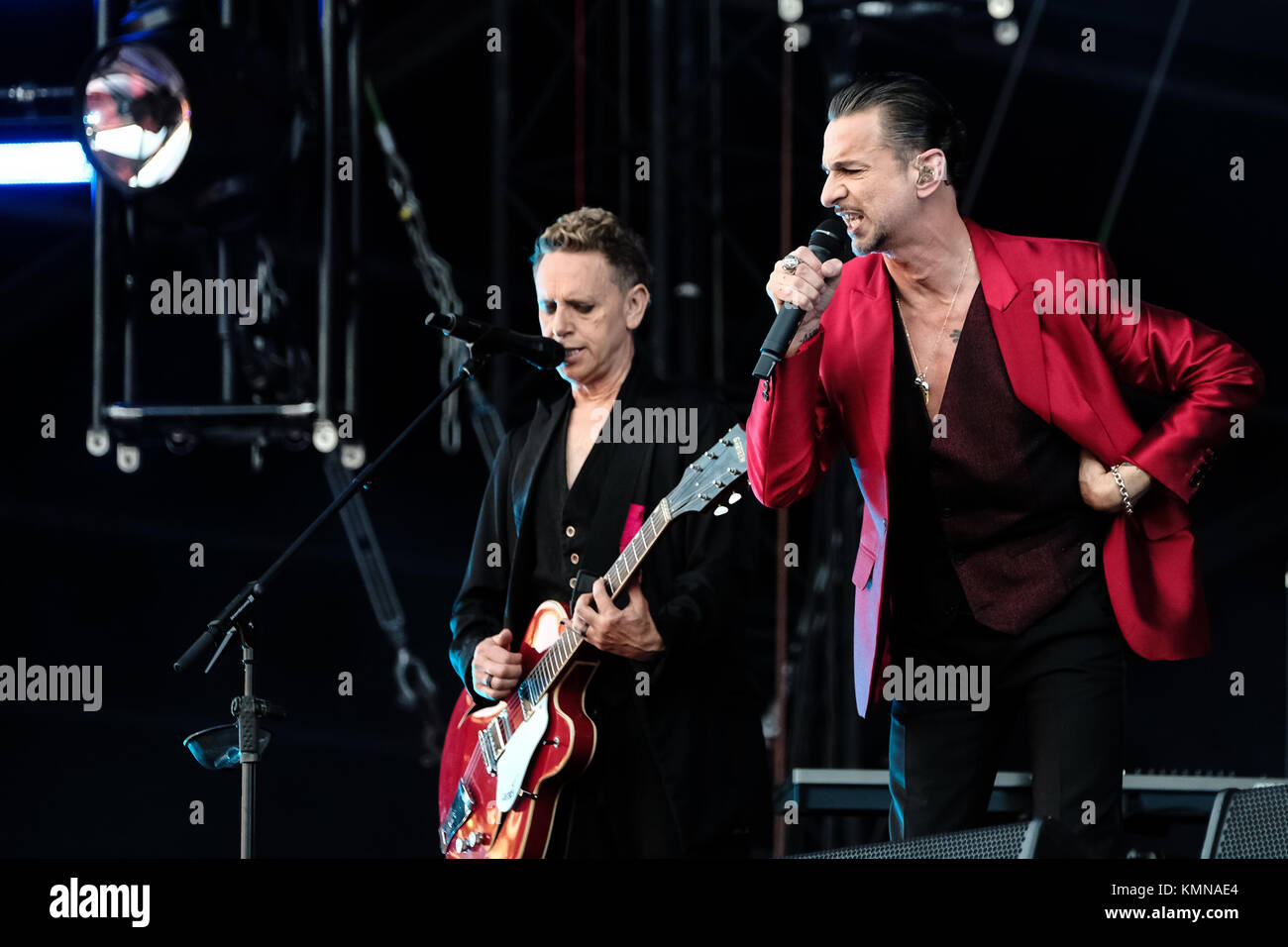 The English electronic band Depeche Mode performs a live concert at ...