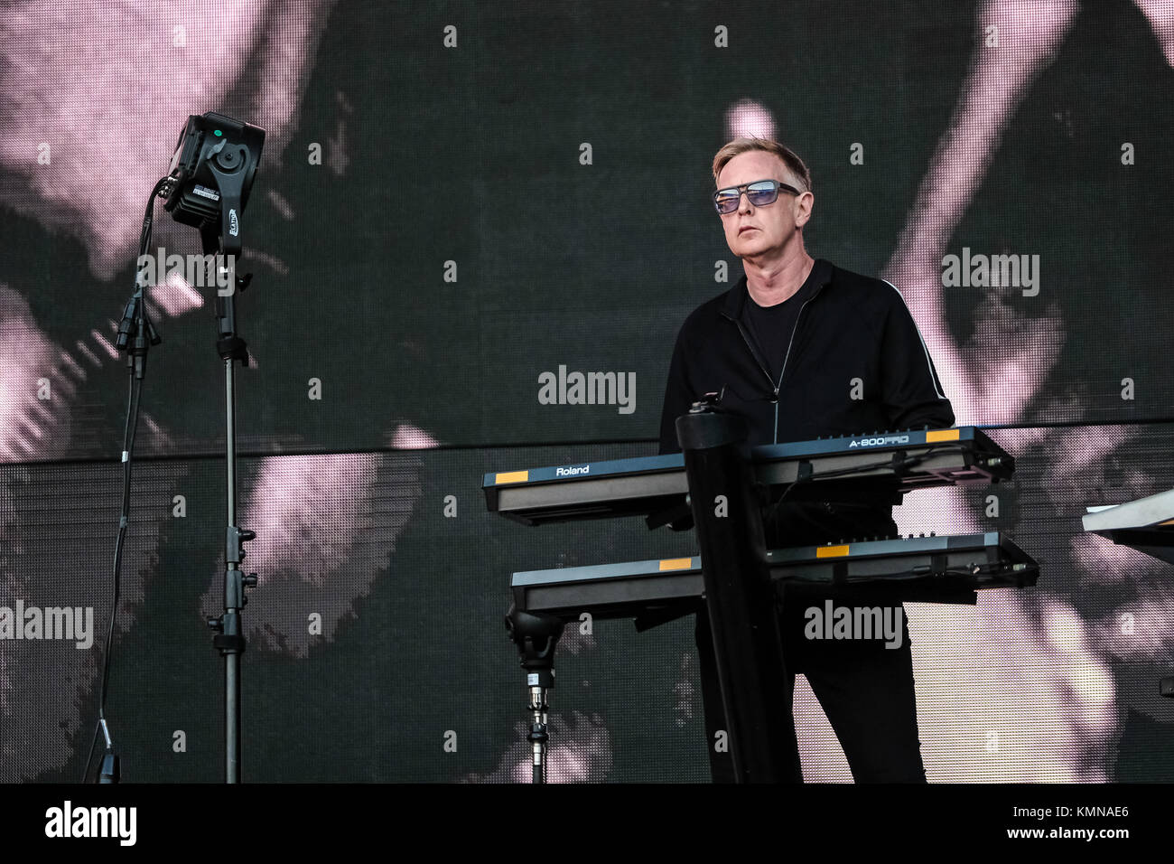 The English electronic band Depeche Mode performs a live concert at ...