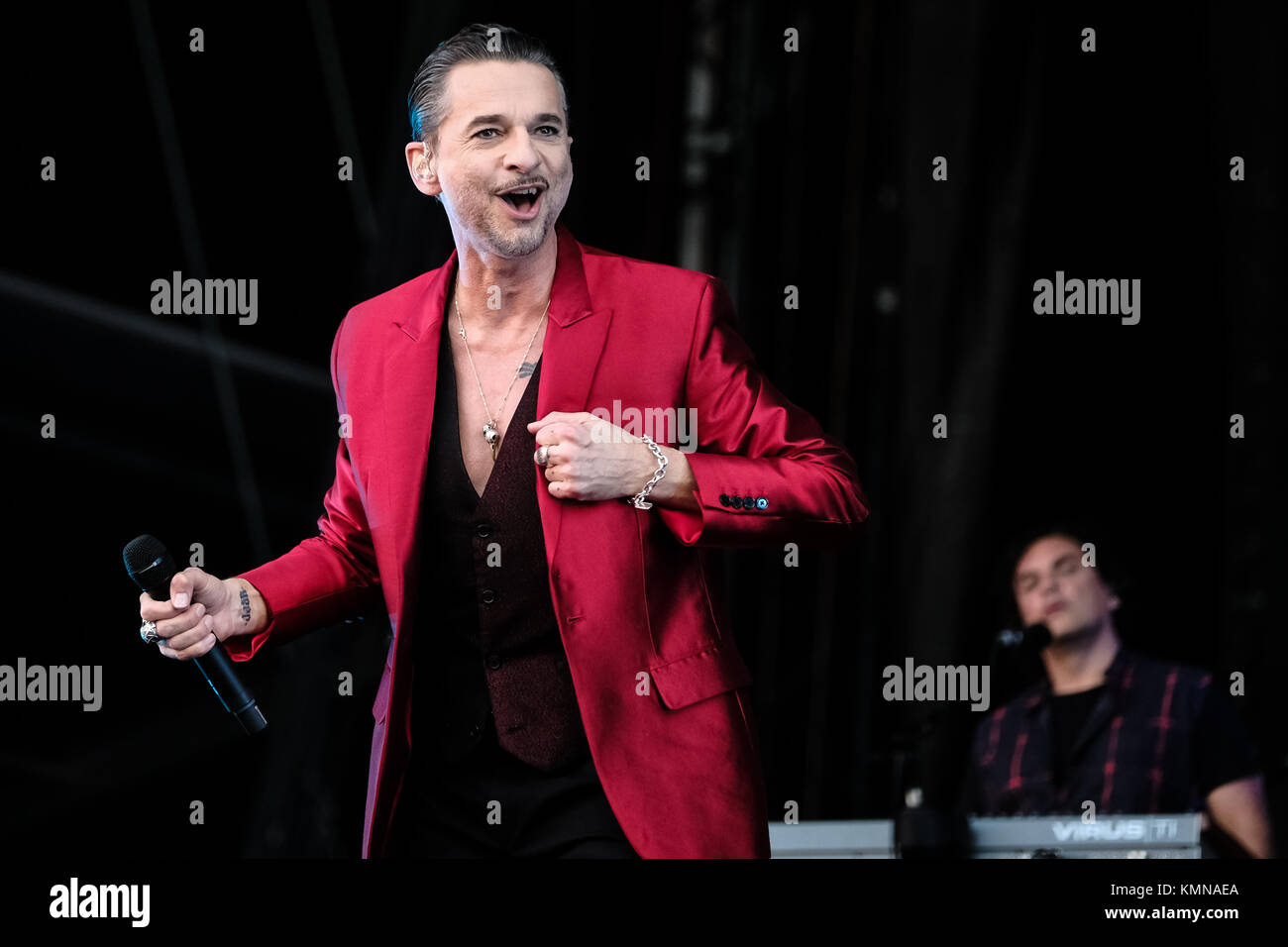 The English electronic band Depeche Mode performs a live concert at ...