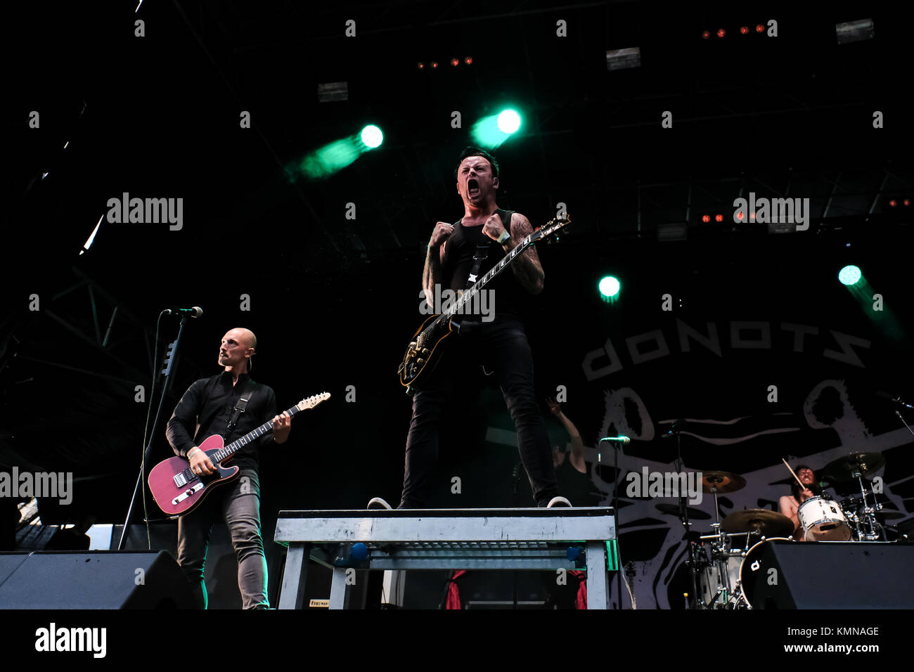 The German rock band Donots performs a live concert at the Swiss music ...