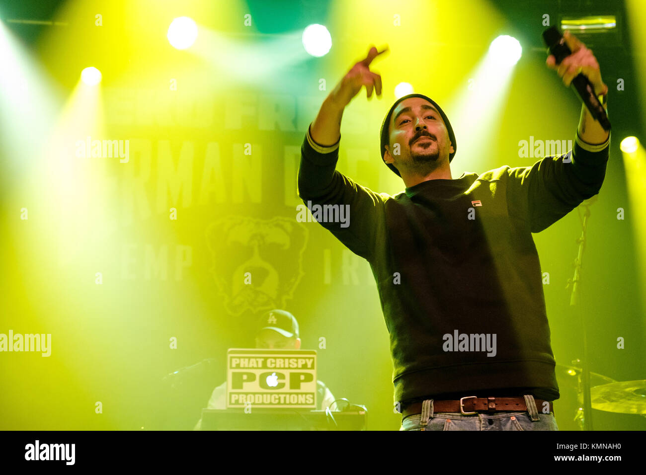 Switzerland, Bern - October 14, 2017. The German rapper Eko Fresh ...