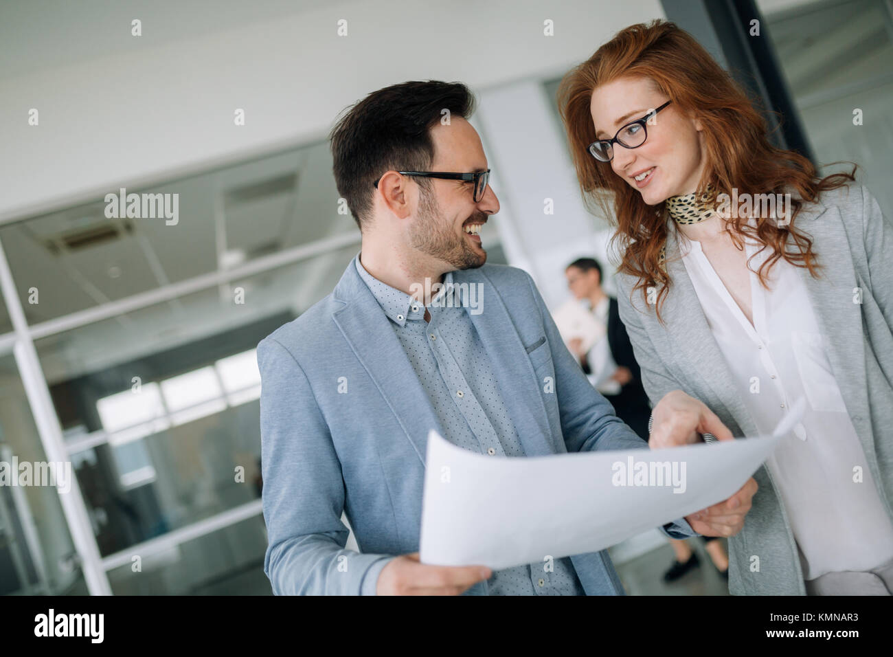 Professional business team collaborating hi-res stock photography and ...