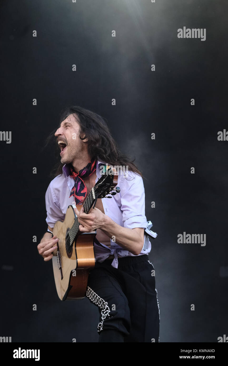 The American and international gypsy punk band Gogol Bordello performs ...