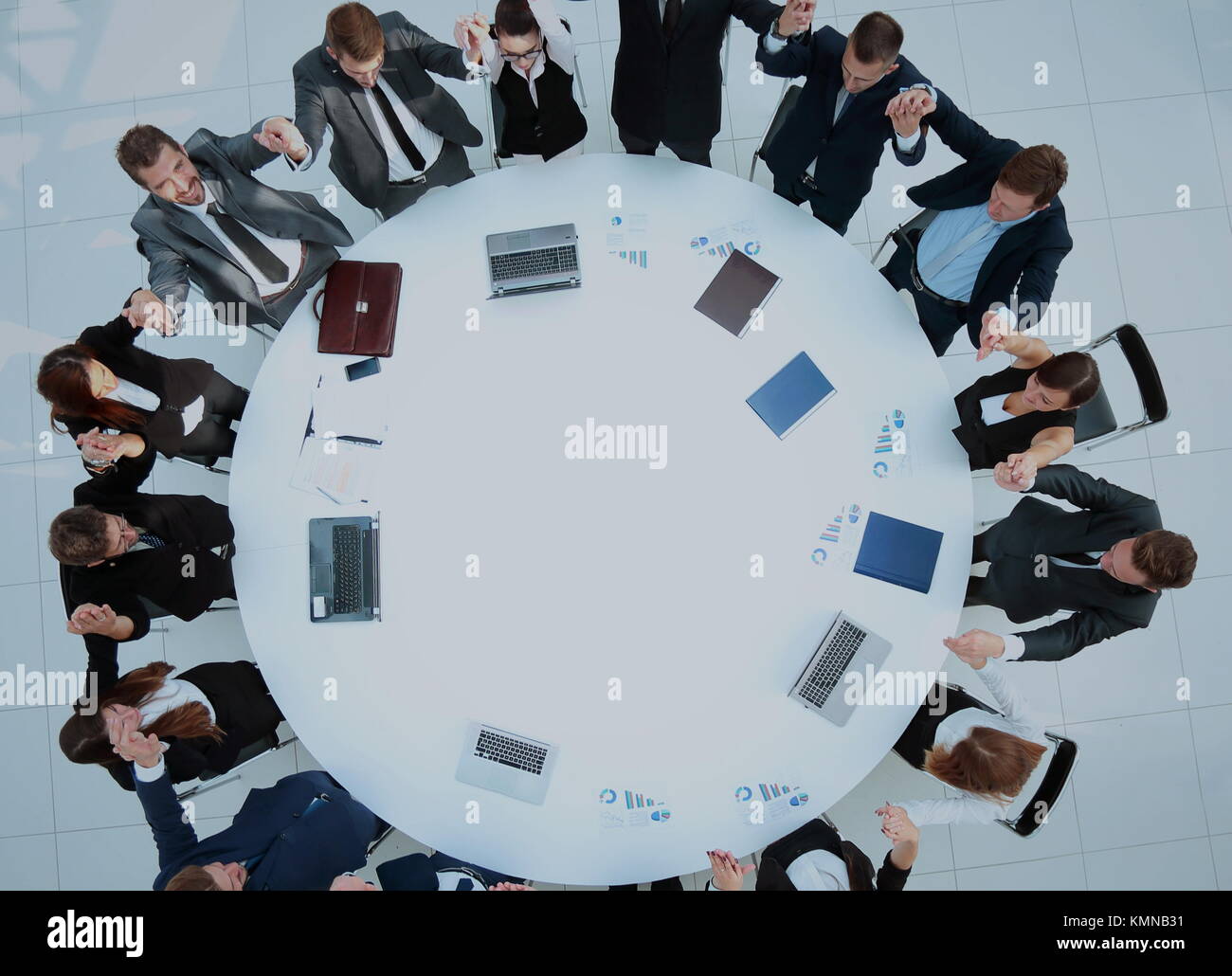 Business conference. Business meeting. Business people in formal Stock ...