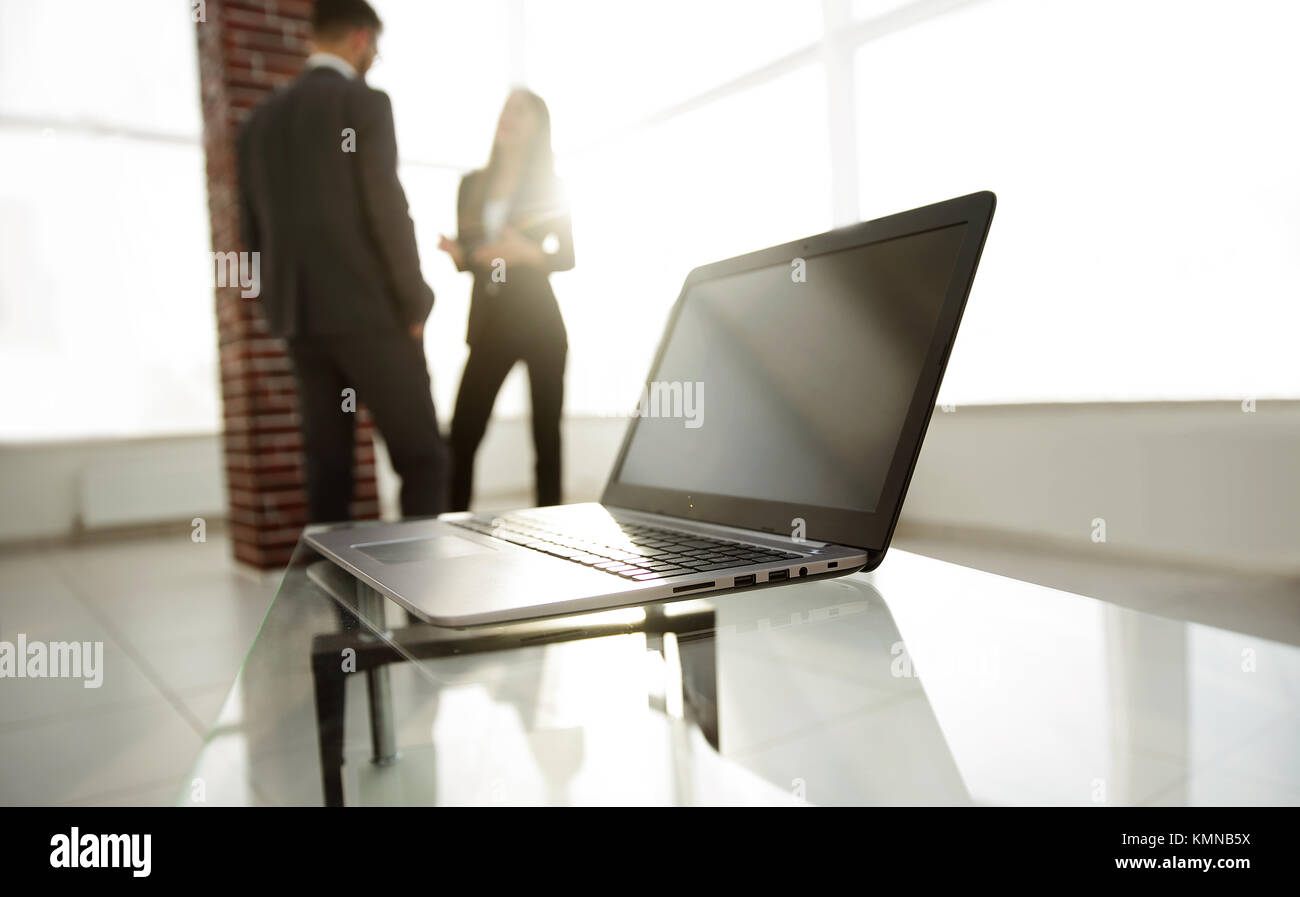 workspace table works in the office with a computer Stock Photo - Alamy
