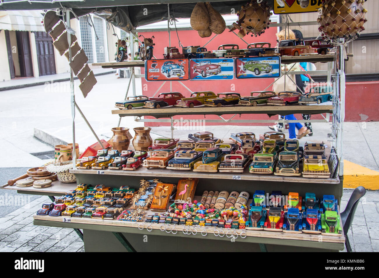 Souvenir stall in Cienfuegos, Cuba Stock Photo - Alamy