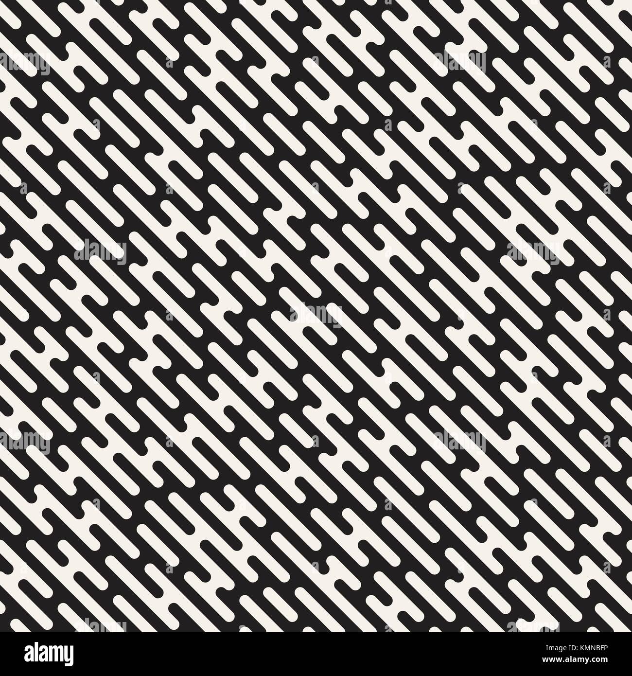 Vector seamless pattern with geometric spots. Monochrome random line ...