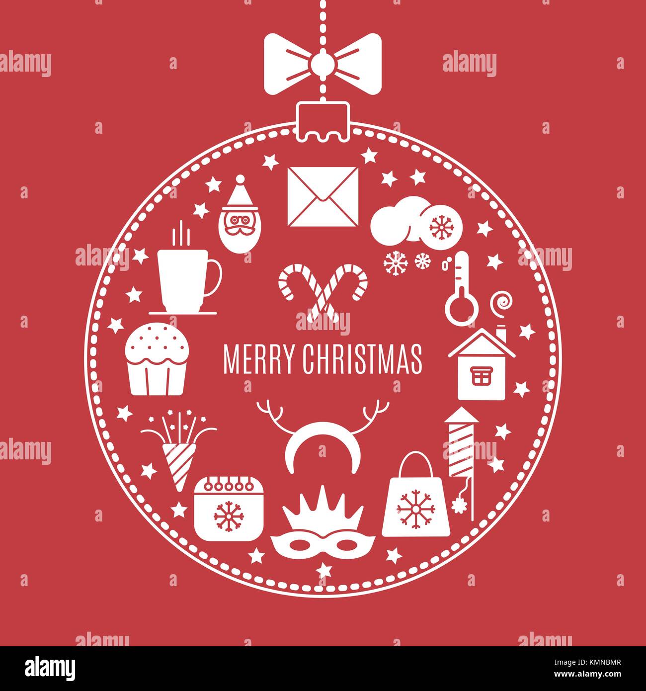 Vector Christmas icons Stock Vector Image & Art - Alamy
