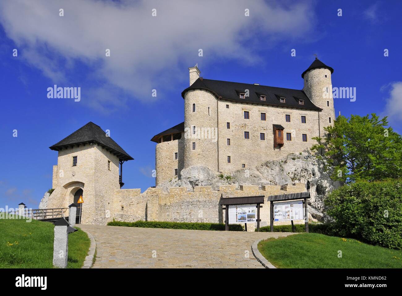 Bobolice Castle, 14th century royal castle in the village of Bobolice ...