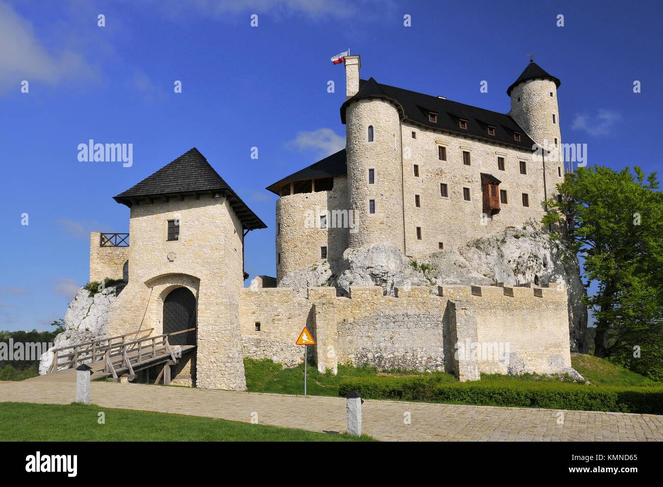 Bobolice Castle, 14th century royal castle in the village of Bobolice ...