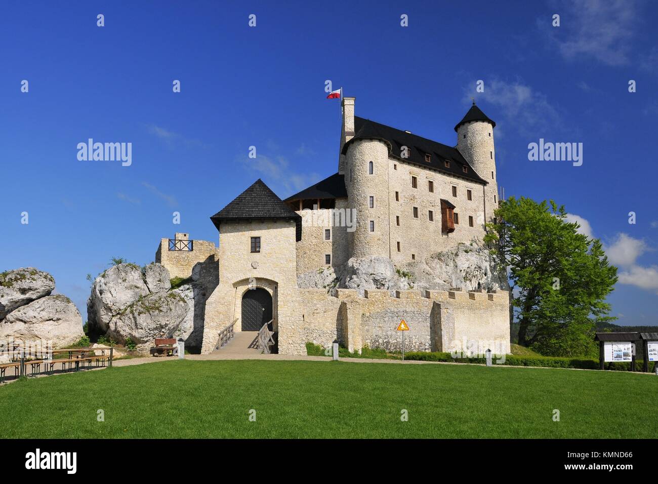 Bobolice Castle, 14th century royal castle in the village of Bobolice ...