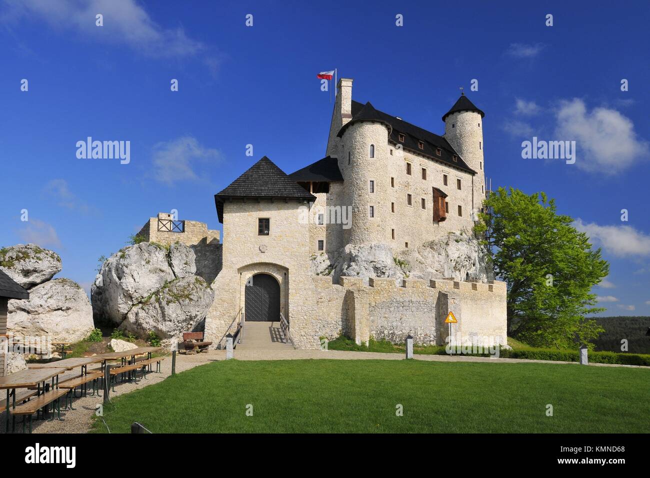 Bobolice Castle, 14th century royal castle in the village of Bobolice ...