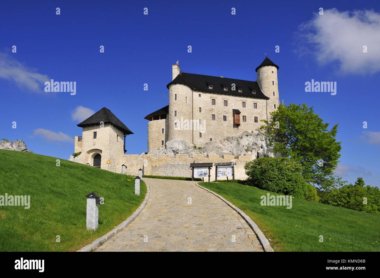 Bobolice Castle, 14th century royal castle in the village of Bobolice ...