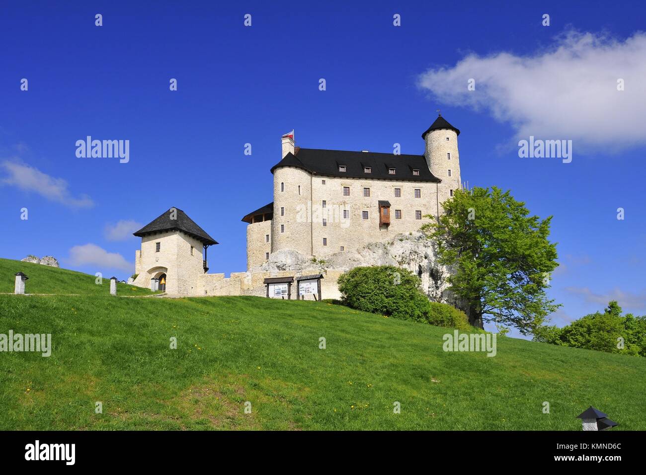 Bobolice Castle, 14th century royal castle in the village of Bobolice ...