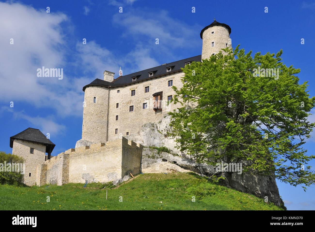Bobolice Castle, 14th century royal castle in the village of Bobolice ...