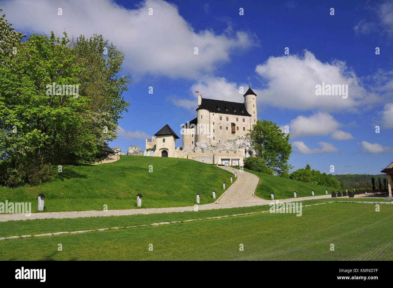 Bobolice Castle, 14th century royal castle in the village of Bobolice ...