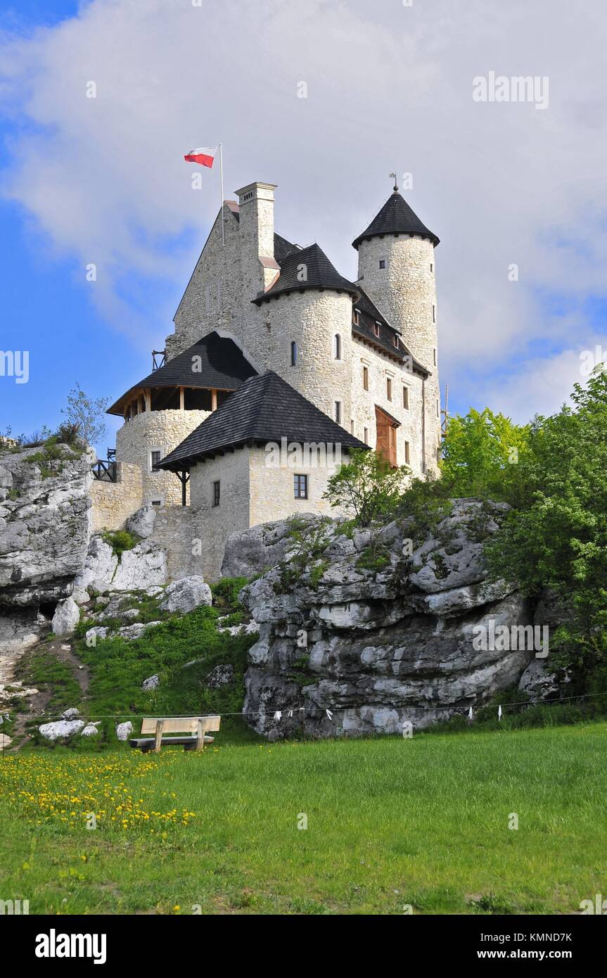 Bobolice Castle, 14th century royal castle in the village of Bobolice ...