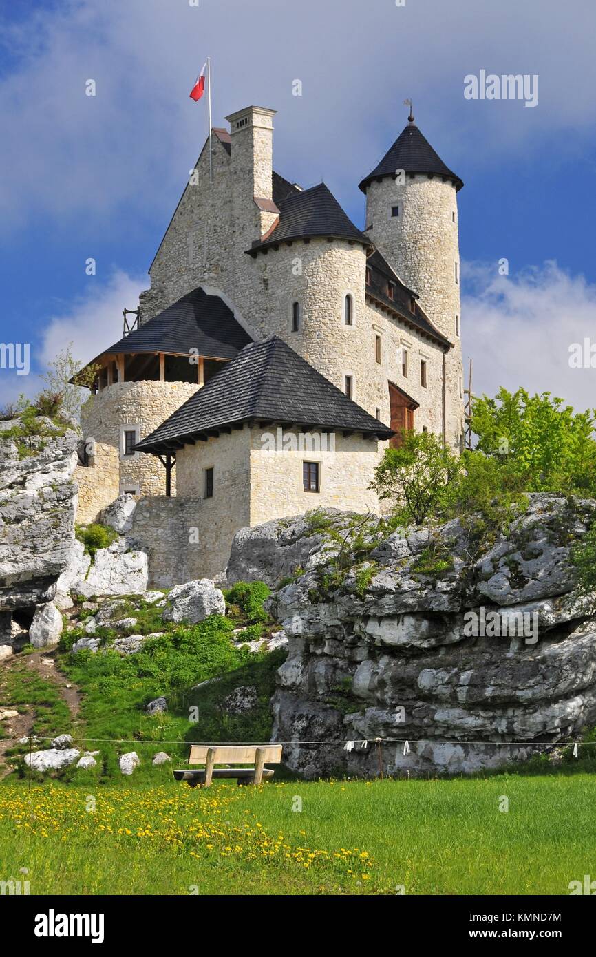 Bobolice Castle, 14th century royal castle in the village of Bobolice ...