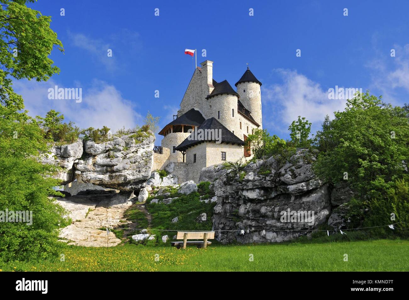 Bobolice Castle, 14th century royal castle in the village of Bobolice ...