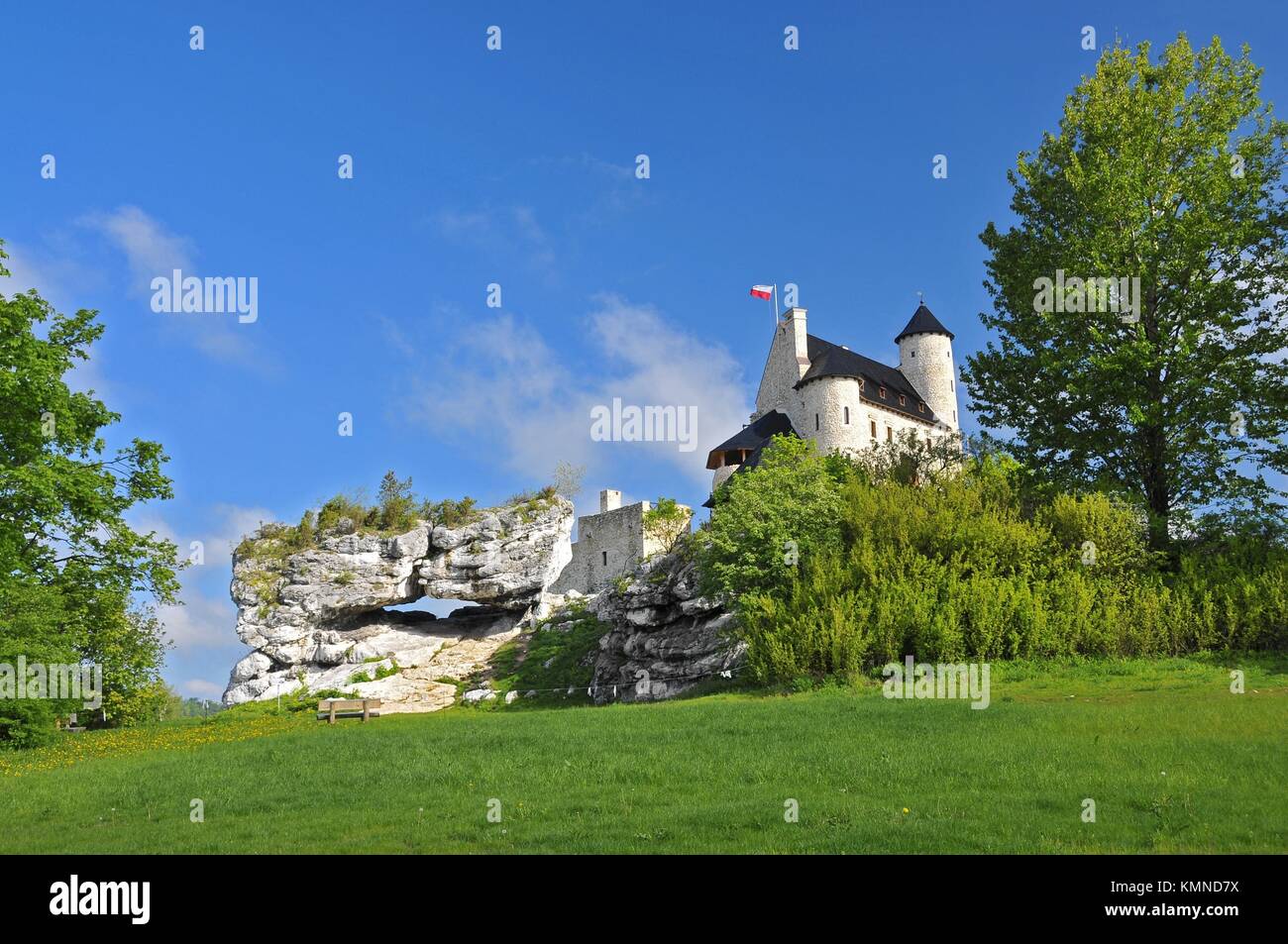 Bobolice Castle, 14th century royal castle in the village of Bobolice ...