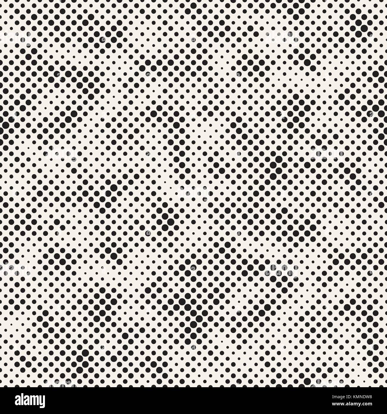 Modern Stylish Halftone Texture. Endless Abstract Background With ...