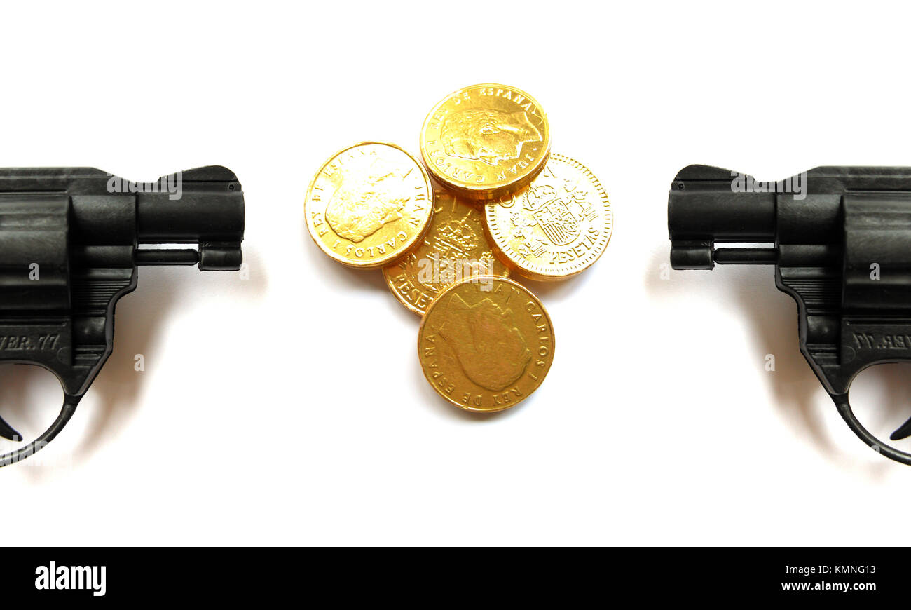Money guns hi-res stock photography and images - Alamy