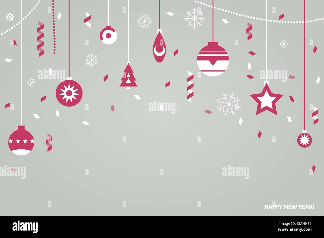 New year christmas present Stock Vector Images - Alamy