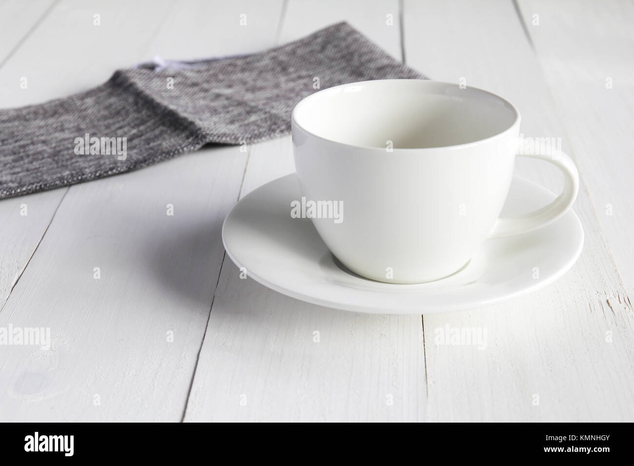 Empty white cup on hi-res stock photography and images - Alamy