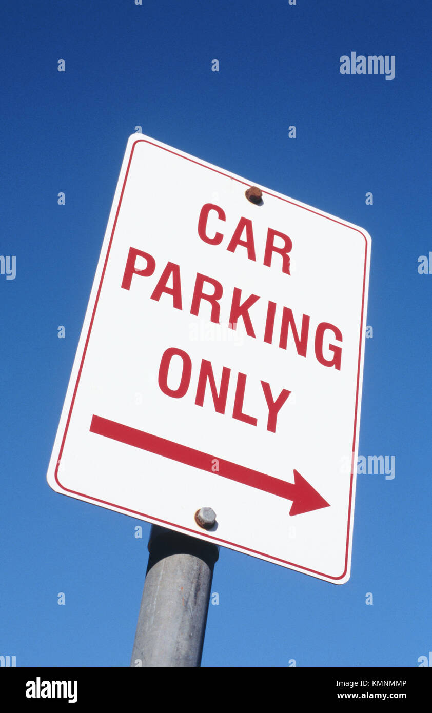 Car parking direction hi-res stock photography and images - Alamy