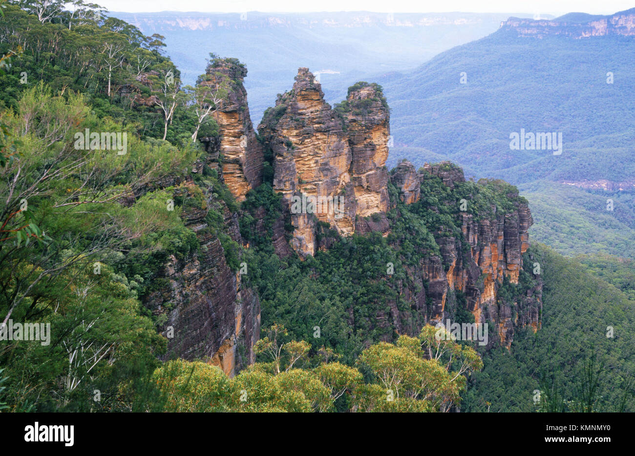 Three Sisters Rock. Blue Mountains National Park. Australia Stock Photo ...