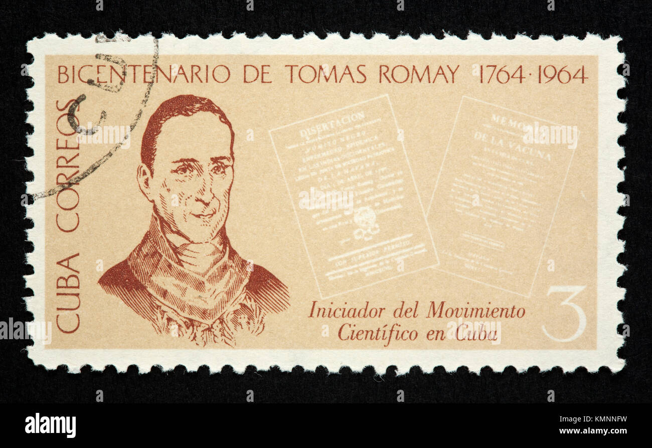 Cuban postage stamp Stock Photo - Alamy