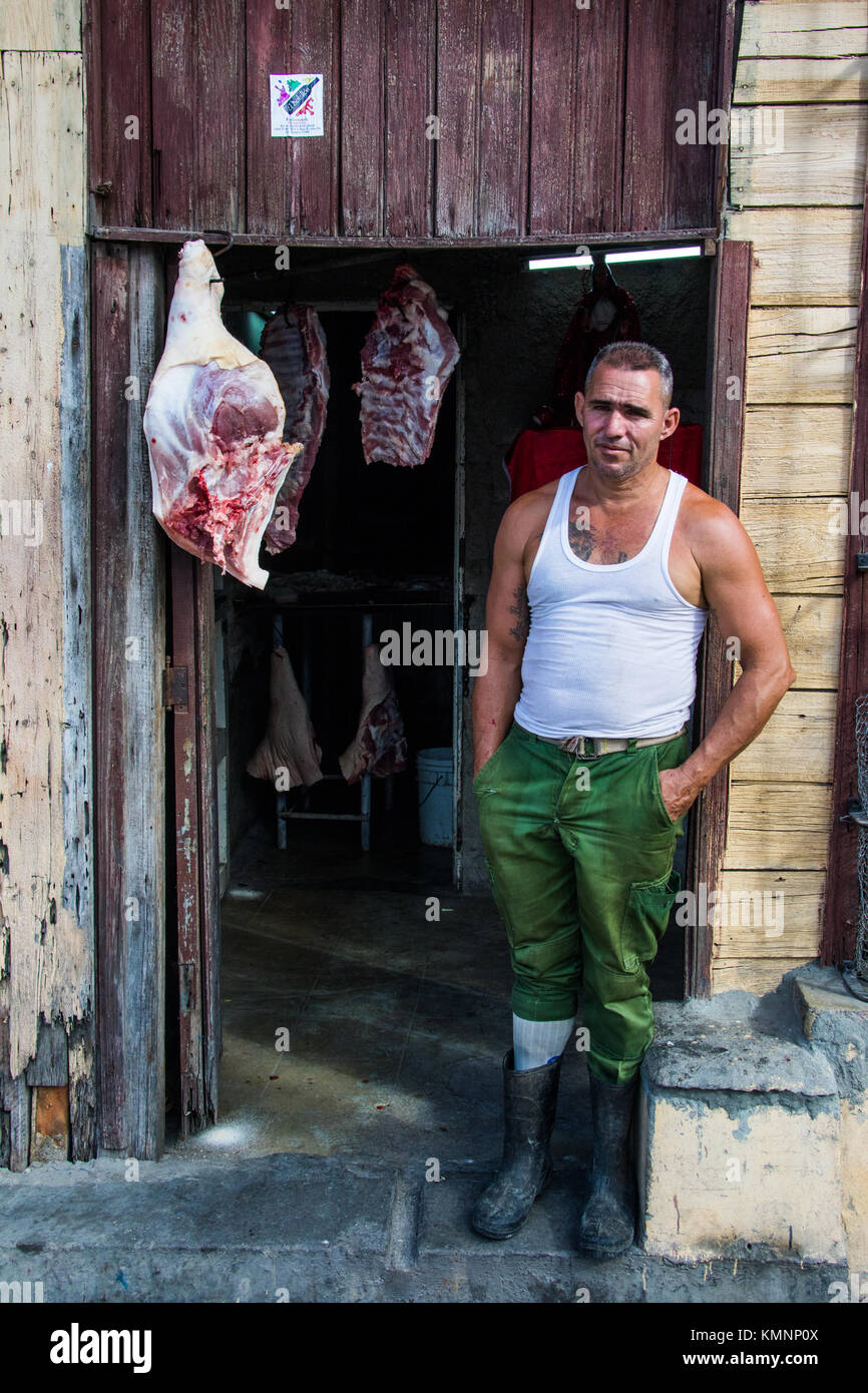 Cuban meat market hi-res stock photography and images - Alamy