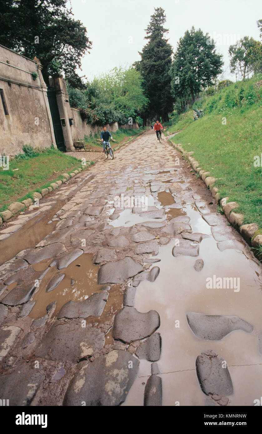 The appian way rome hi-res stock photography and images - Alamy