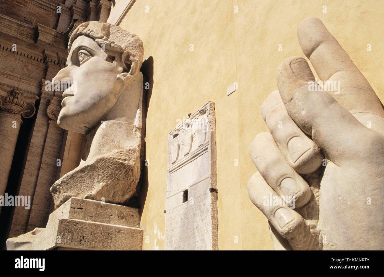 Hand of roman emperor constantine hi-res stock photography and images ...