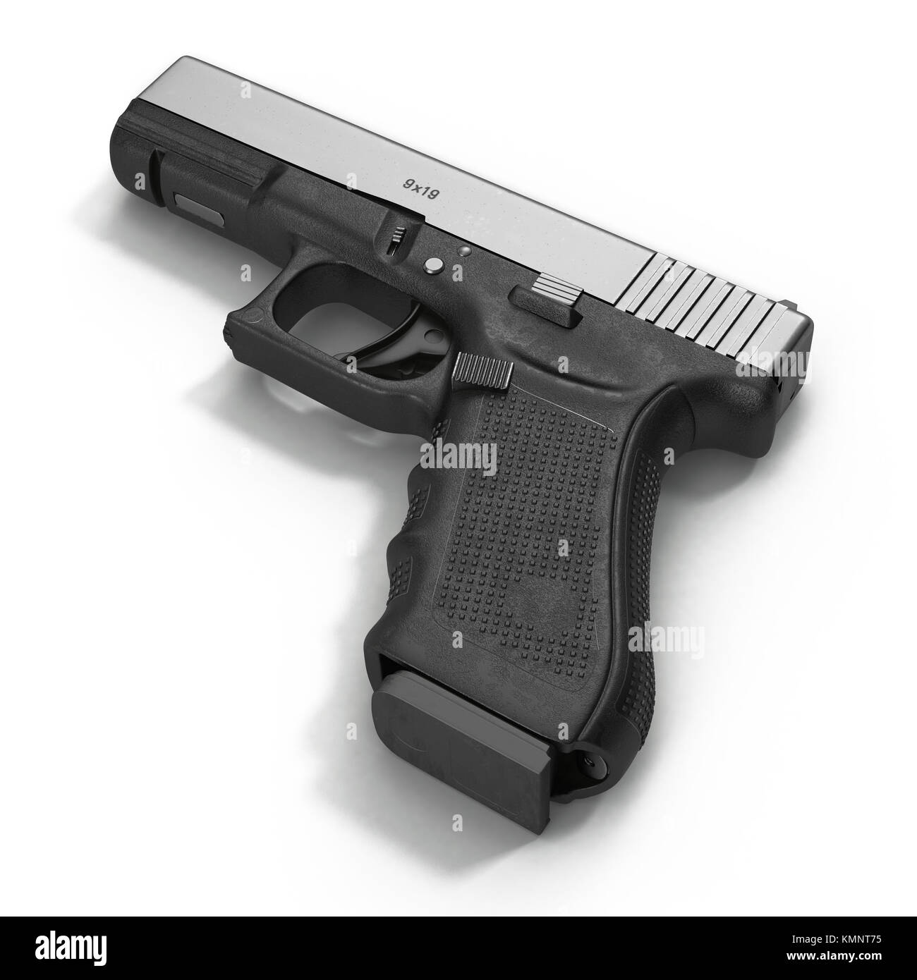 Illustration semi automatic pistol hi-res stock photography and images ...