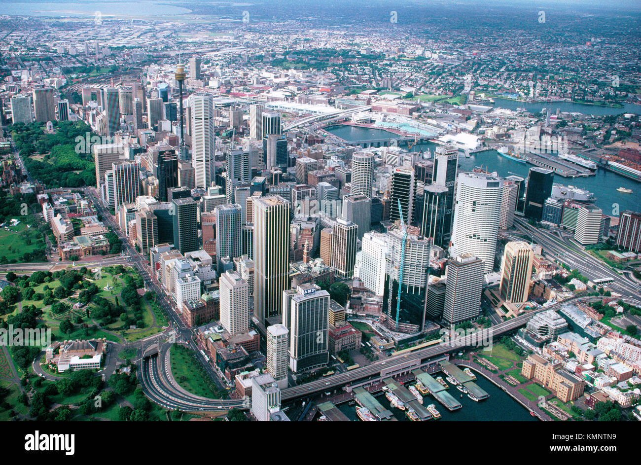 Sydney cityscape birds eye view hi-res stock photography and images - Alamy