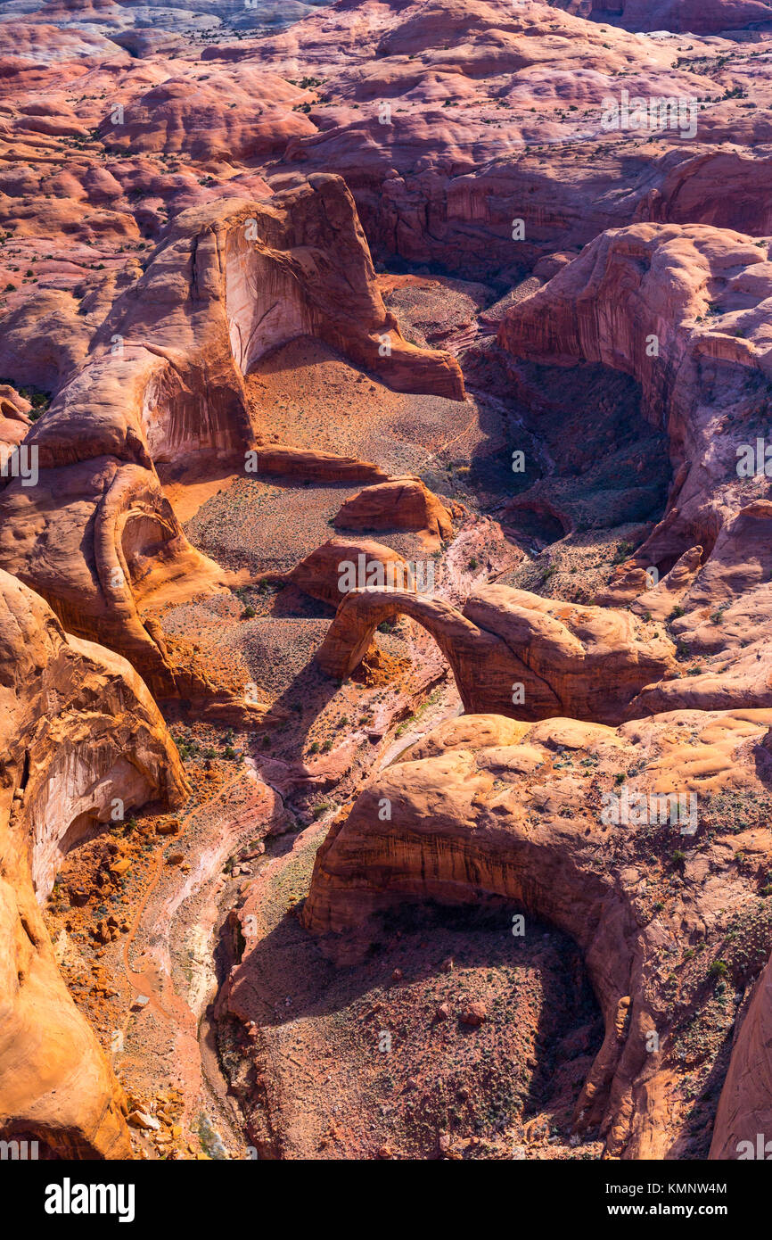 Rainbow Bridge, Lake Powell, Page, Arizona - Utah, Usa, America Stock ...