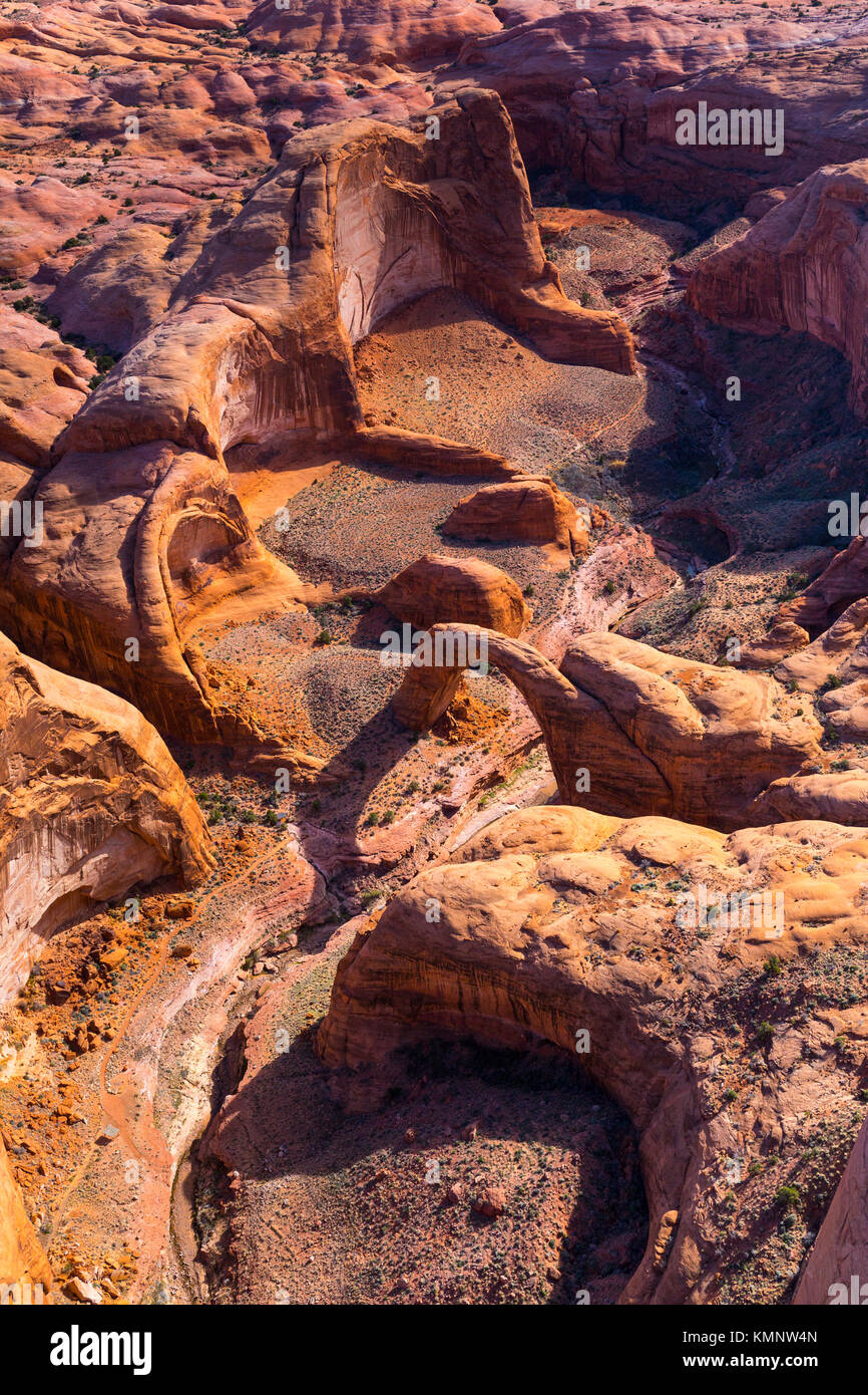 Rainbow Bridge, Lake Powell, Page, Arizona - Utah, Usa, America Stock ...