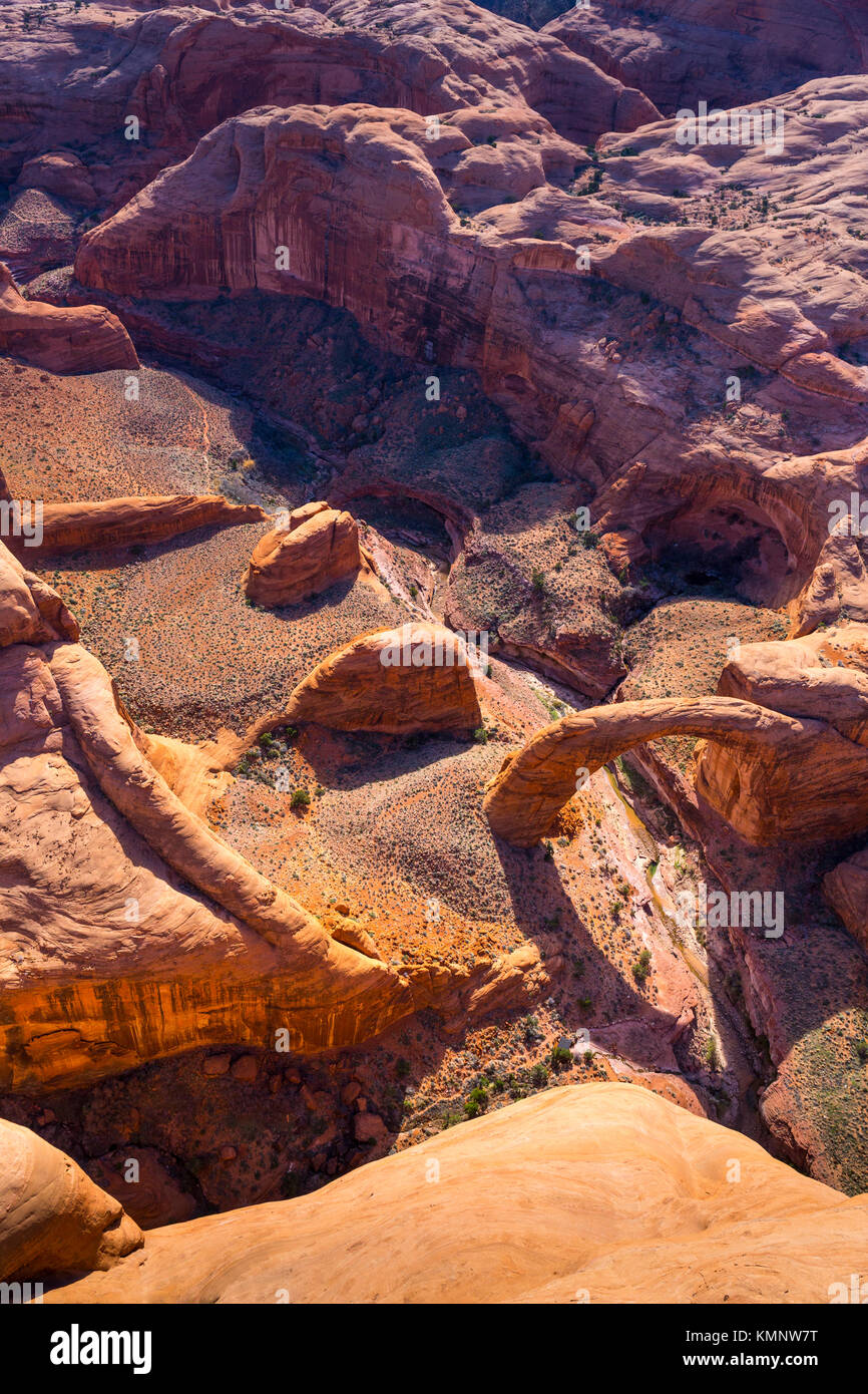 Rainbow Bridge, Lake Powell, Page, Arizona - Utah, Usa, America Stock ...