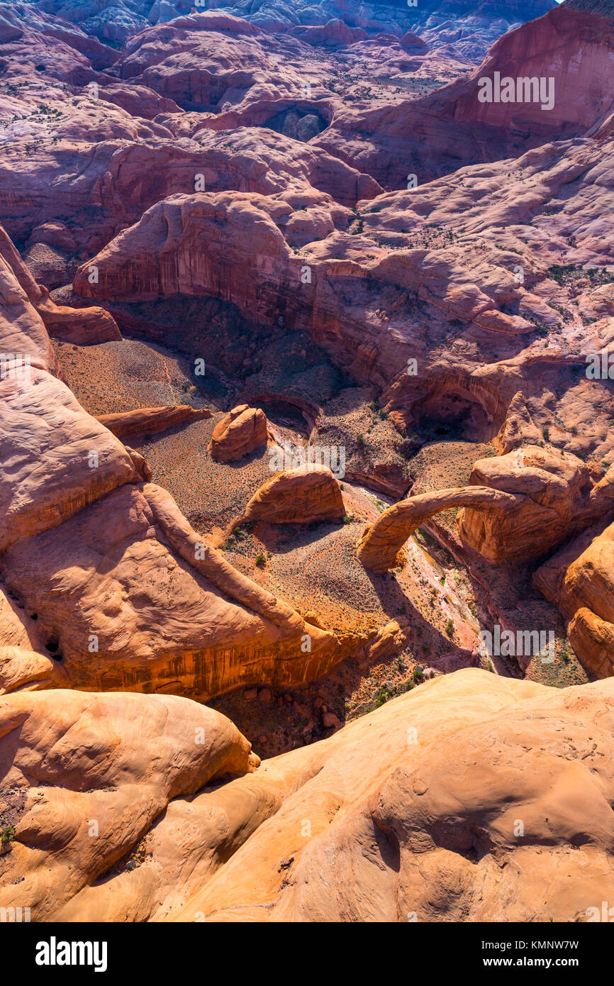 Rainbow Bridge, Lake Powell, Page, Arizona - Utah, Usa, America Stock ...