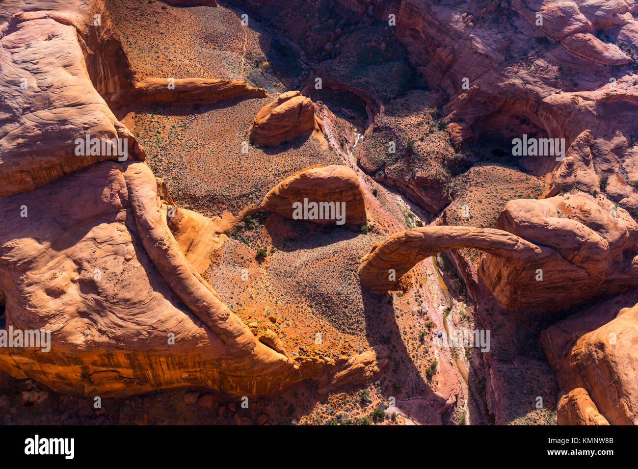 Rainbow Bridge, Lake Powell, Page, Arizona - Utah, Usa, America Stock ...