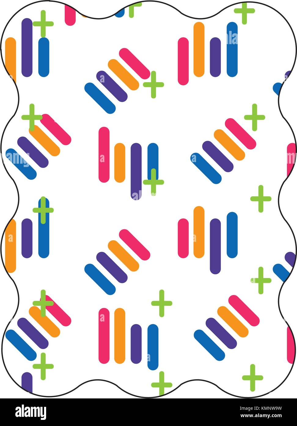 rectangle with graphic abstract style background Stock Vector Image ...