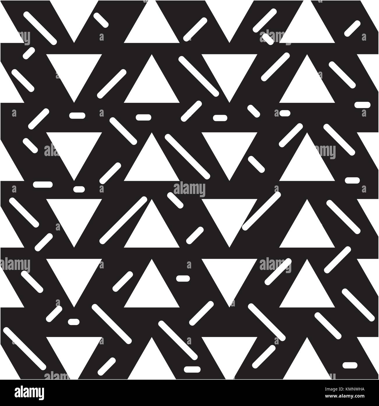 contour graphic triangle memphis style background Stock Vector Image ...