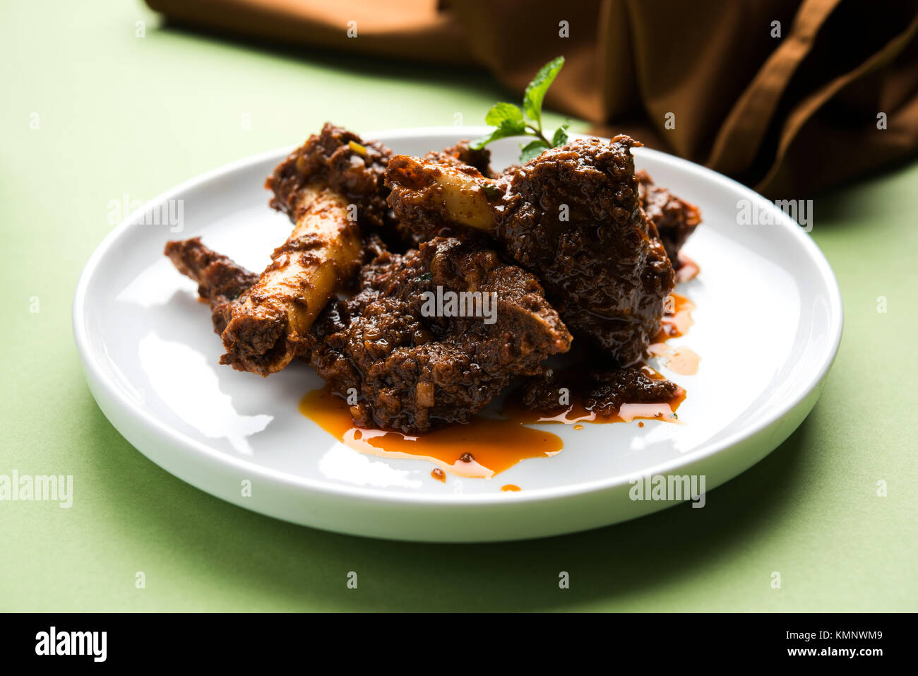 Bhuna Mutton / Bhuna Gosht / Indian lamb curry Stock Photo - Alamy