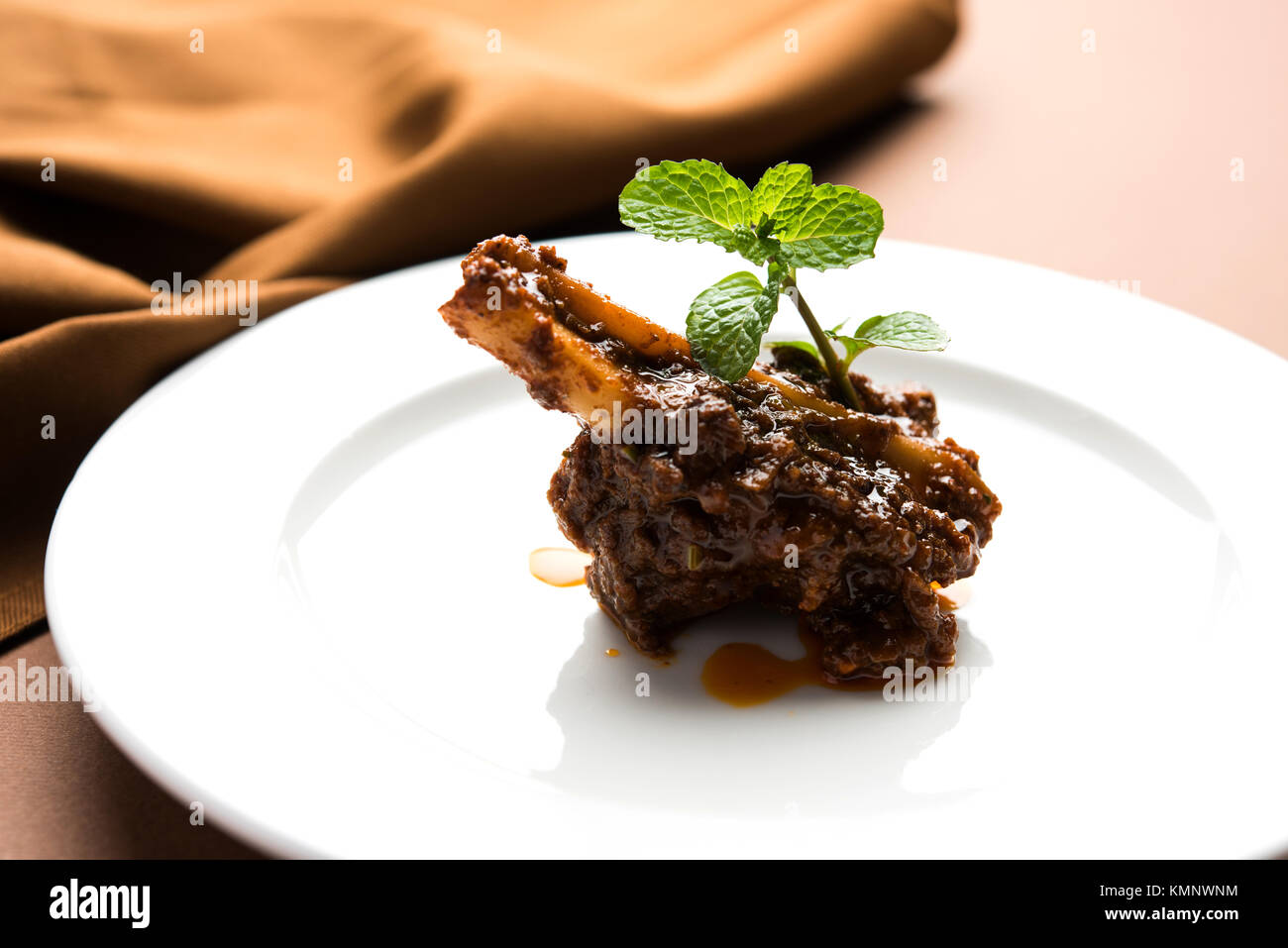 Bhuna Mutton / Bhuna Gosht / Indian lamb curry Stock Photo - Alamy