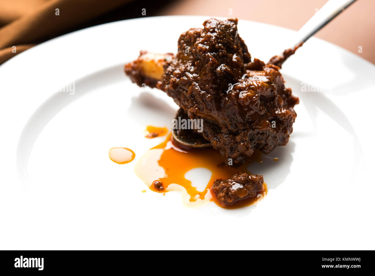 Bhuna Mutton / Bhuna Gosht / Indian lamb curry Stock Photo - Alamy