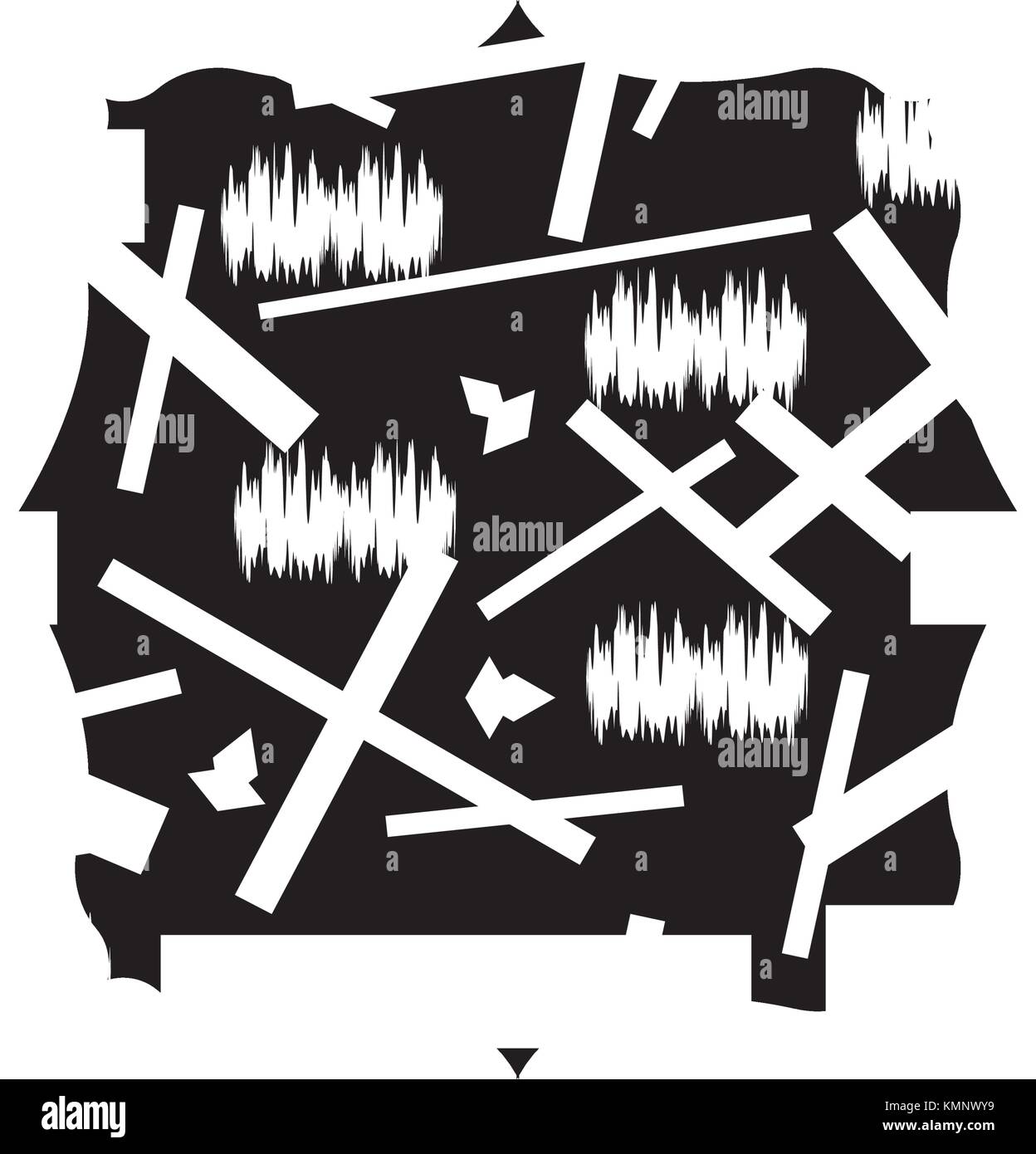 contour square with graphic abstract style background Stock Vector ...