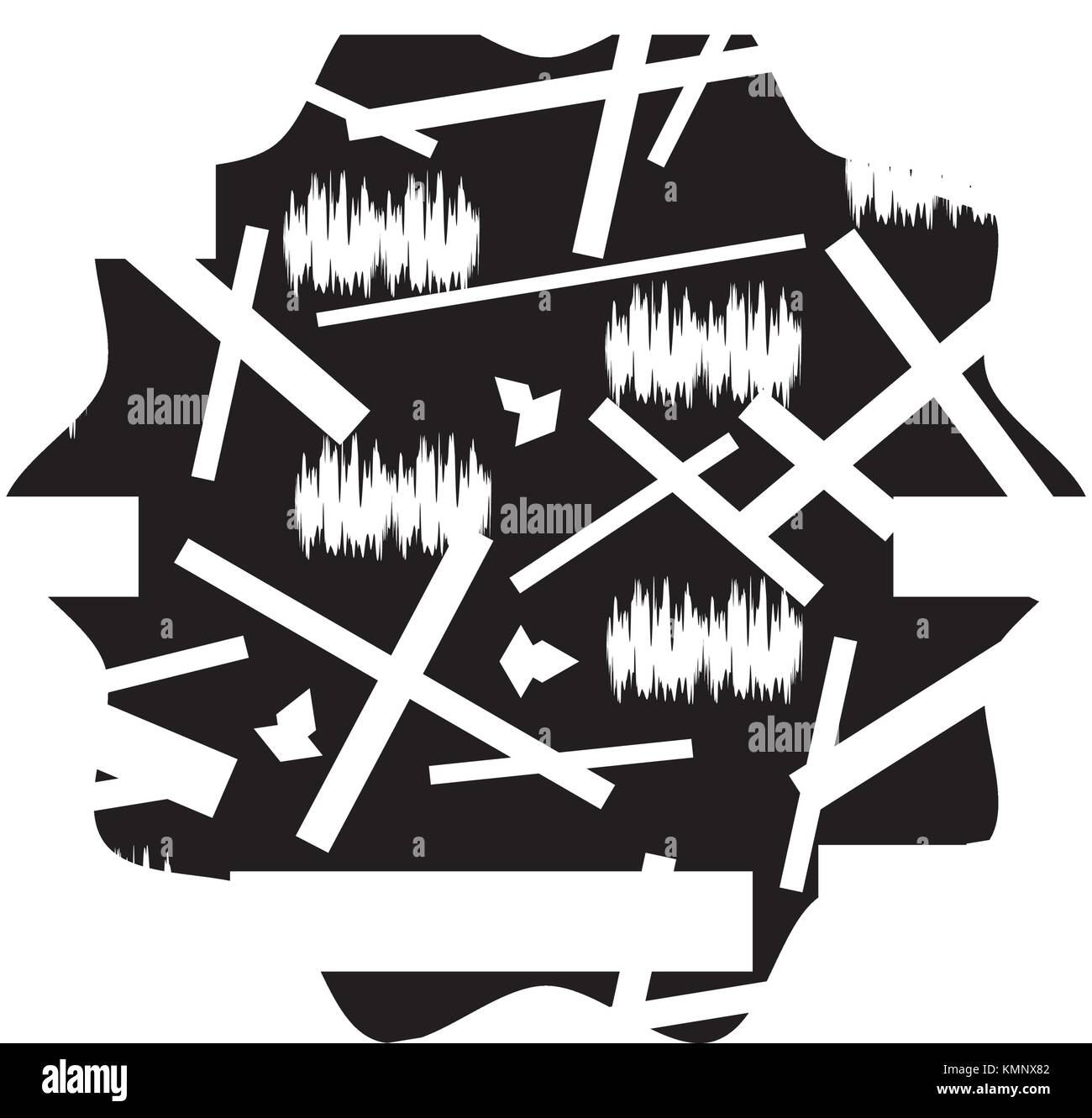 contour star with graphic abstract style background Stock Vector Image ...